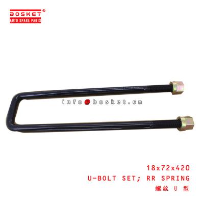 China 18x72x420 Rear Spring U-Bolt Set for ISUZU VANGUARD Heavy Duty Truck Suspension for sale