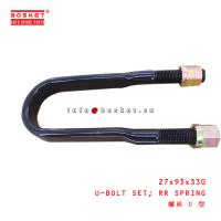 China 27x93x330 Rear Spring U-Bolt Set for ISUZU VANGUARD Heavy Duty Truck Suspension for sale