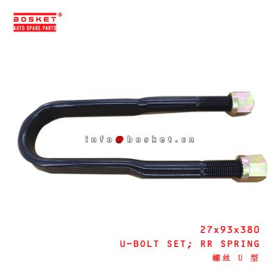 China 27x93x380 Rear Spring U-Bolt Set for ISUZU VANGUARD Heavy Duty Truck Suspension for sale