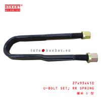 China 27x93x410 Rear Spring U-Bolt Set for ISUZU VANGUARD Heavy Duty Truck Suspension for sale