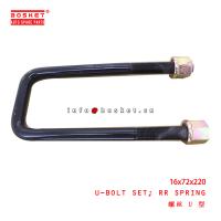 China 16x72x220 Rear Spring U-bolt Set for Isuzu JMC Trucks 4 Pack for sale