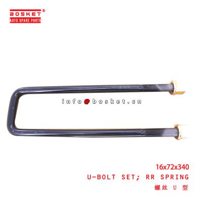 China 16x72x340 Rear Spring U-Bolt Set for ISUZU JMC Trucks Heavy Duty Suspension for sale
