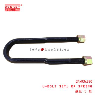 China 24x93x380 Rear Spring U-Bolt Set for ISUZU JMC Trucks Heavy Duty for sale