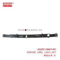China Front Leaf Spring Assembly 4322011-00637-001 for ISUZU JMC EC7 1200mm for sale
