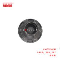 China Front Brake Drum CA100126250 for ISUZU JMC EC7 260mm Diameter for sale