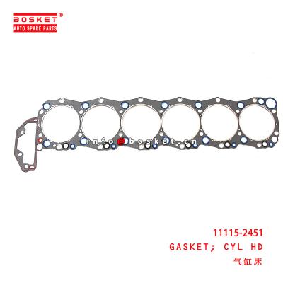 China ISUZU J08C Cylinder Head Gasket 11115-2451 High Quality Engine Gasket for sale