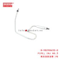 China ISUZU 700P NPR75 4HK1T Injection No.3 Pipe 8-98298630-0 8982986300 for sale