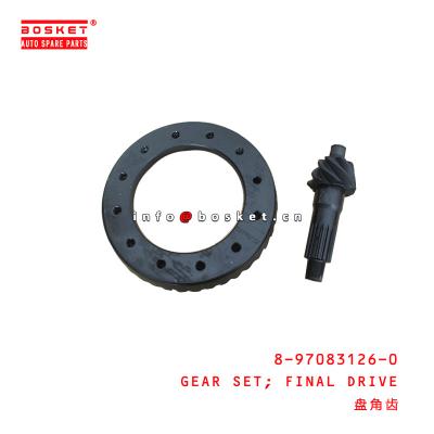 China ISUZU NQR Final Drive Gear Set 8-97083126-0 8970831260 Heavy Duty Axle Parts for sale
