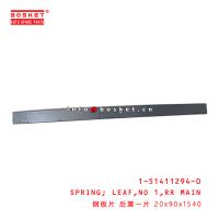 China ISUZU CYZ51K 6WF1 Rear Main No 1 Leaf Spring 1-51411294-0 1514112940 Heavy Duty Truck Suspension for sale