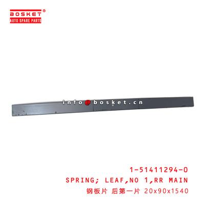 China ISUZU CYZ51K 6WF1 Rear Main No 1 Leaf Spring 1-51411294-0 1514112940 Heavy Duty Truck Suspension for sale