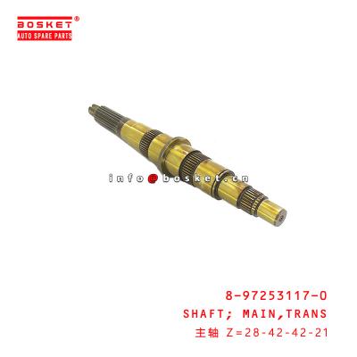 China ISUZU NKR 4JH1 Trans Main Shaft 8-97253117-0 8972531170 Heavy Duty Truck for sale