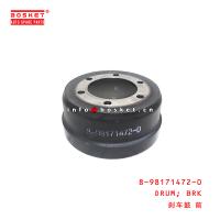 China ISUZU NQR NPR Brake Drum 8-98171472-0 8981714720 Heavy Duty Truck Part for sale