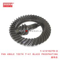 China ISUZU FTR Pan Angle Teeth 7-41 Black Phosphating Steering Rod 1-41210278-0 for sale