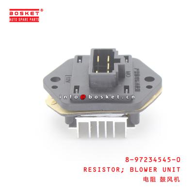 China Blower Unit Resistor 8-97234545-0 for ISUZU NKR 4JB1 8972345450 12V for sale