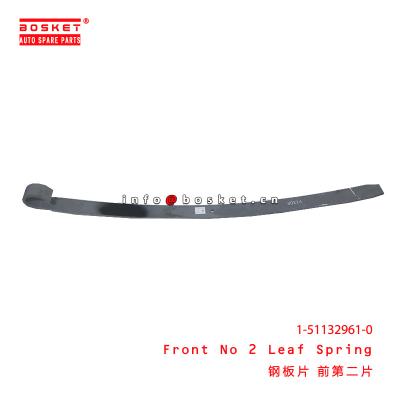 China ISUZU CYZ51K 6WF1 Front No 2 Leaf Spring 1-51132961-0 1511329610 Heavy Duty Truck Suspension for sale