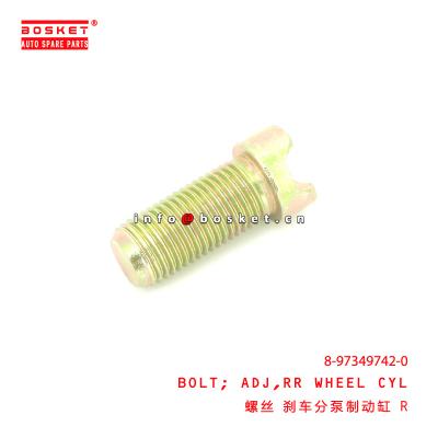 China ISUZU 700P 4HK1 Rear Wheel Cylinder Adjuster Bolt 8-97349742-0 8973497420 for sale