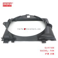 China ISUZU DMAX Fan Guide GL-017-058 80mm Diameter Steel Construction for sale