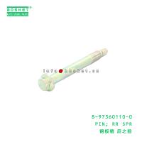 China ISUZU NPR 100P 600P Rear Spring Pin 8-97360110-0 4JB1 4KH1 8973601100 for sale