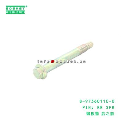China ISUZU NPR 100P 600P Rear Spring Pin 8-97360110-0 4JB1 4KH1 8973601100 for sale