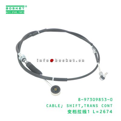 China Transmission Control Shift Cable 8-97309853-0 for ISUZU NKR MYY5T 4JH1 8973098530 for sale