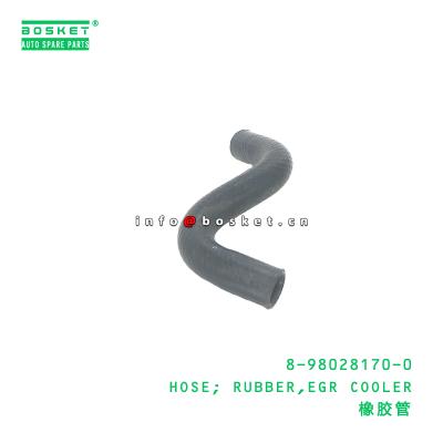 China Exhaust Gas Recirculation Cooler Rubber Hose 8-98028170-0 for ISUZU 8980281700 for sale