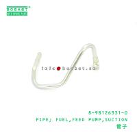 China ISUZU 8981263310 Suction Feed Pump Fuel Pipe 8-98126331-0 for 4HG1 4HK1 Trucks for sale