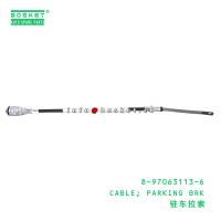 China ISUZU 8970631136 Parking Brake Cable 8-97063113-6 for Truck Replacement for sale