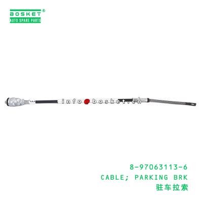 China ISUZU 8970631136 Parking Brake Cable 8-97063113-6 for Truck Replacement for sale