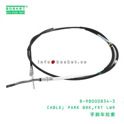 China Front Lower Parking Brake Cable 8-98000834-3 for ISUZU 8980008343 for sale