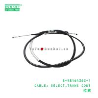 China ISUZU NMR85 Transmission Control Select Cable 8-98164362-1 8981643621 3 Month Warranty for sale