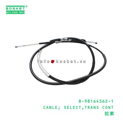 China ISUZU NMR85 Transmission Control Select Cable 8-98164362-1 8981643621 3 Month Warranty for sale