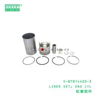 China Cylinder Liner Set 5-87814403-3 for ISUZU 4JA1T Engine 5878144033 for sale