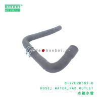 China ISUZU NPR Water Outlet Hose 8-97090581-0 4HF1 4BE1 Radiator Hose 8970905810 for sale