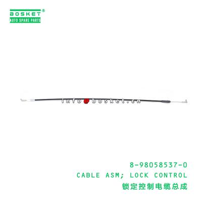 China ISUZU VC46 6UZ1 Lock Control Cable Assembly 8-98058537-0 8980585370 for sale