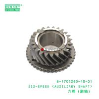 China B-1701260-40-01 Six-Speed Auxiliary Shaft for JAC N75 N80 N90 Trucks for sale