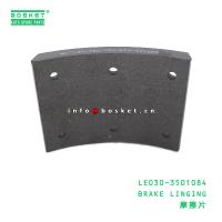 China LE030-3501084 Brake Lining for JAC Truck Heavy Duty 200mm x 80mm for sale