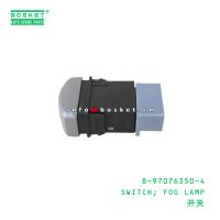 China ISUZU NKR 4JB1 Fog Lamp Switch 8-97076350-4 8970763504 12V for sale