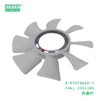 China Cooling Fan 8-97078662-1 for ISUZU NPR 4HF1 8970786621 12V for sale