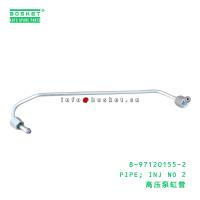 China ISUZU NKR 4JB1T Fuel Injection Pipe No 2 8-97120155-2 8971201552 for sale