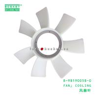 China Cooling Fan 8-98190058-0 for ISUZU 4HK1 8981900580 12V Engine Radiator for sale