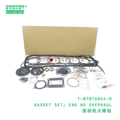 China ISUZU Engine Overhaul Gasket Set 1-87816044-0 1878160440 Heavy Duty 4HG1 4HK1 for sale