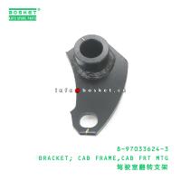 China ISUZU Cab Frame Front Mounting Bracket 8-97033624-3 8970336243 Heavy Duty Steel for sale