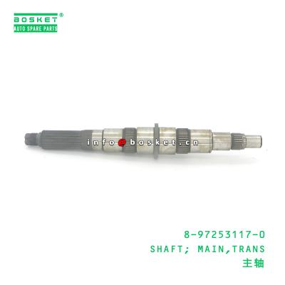 China Main Shaft 8-97253117-0 for ISUZU NKR 4JH1 8972531170 Transmission for sale