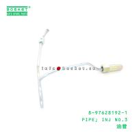 China ISUZU 8976281921 Injection Pipe No.3 8-97628192-1 High Pressure Fuel Line for sale
