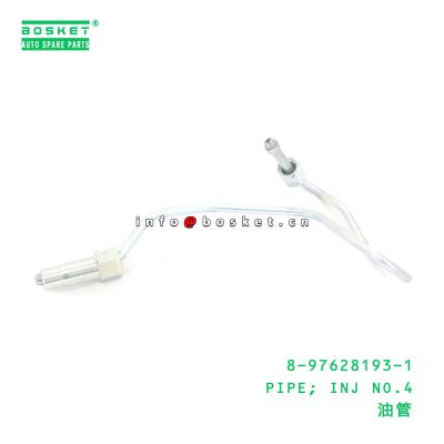 China ISUZU 8976281931 Fuel Injection Pipe No.4 8-97628193-1 High Pressure Steel for sale