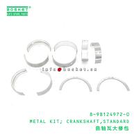 China ISUZU 8981249720 Standard Crankshaft Metal Kit 8-98124972-0 for 4HG1 4HK1 4JJ1 Engines for sale