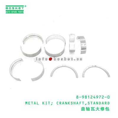 China ISUZU 8981249720 Standard Crankshaft Metal Kit 8-98124972-0 for 4HG1 4HK1 4JJ1 Engines for sale