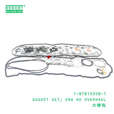 China ISUZU 1-87815058-1 Engine Overhaul Gasket Set 1878150581 4HG1 4HK1 6HK1 for sale
