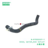 China ISUZU 8-97032227-1 Water Radiator Outlet Hose 8970322271 for 4HG1 4HK1 4JJ1 for sale