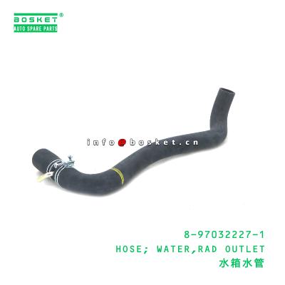 China ISUZU 8-97032227-1 Water Radiator Outlet Hose 8970322271 for 4HG1 4HK1 4JJ1 for sale